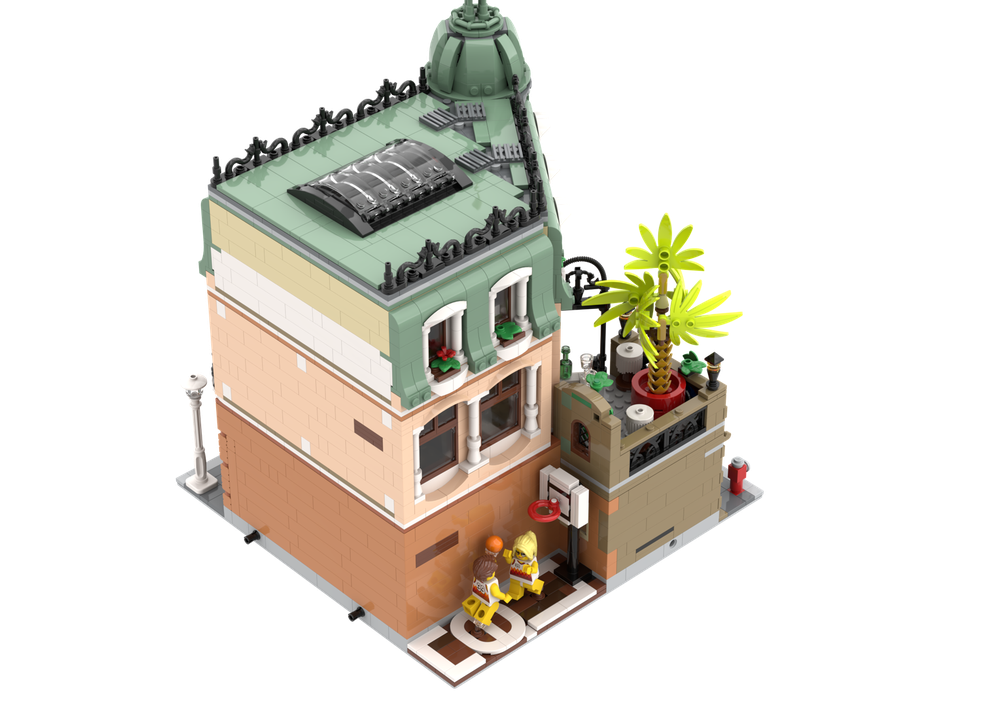 LEGO MOC Urban Half Court Basketball - Backyard MOC for set #10297 ...