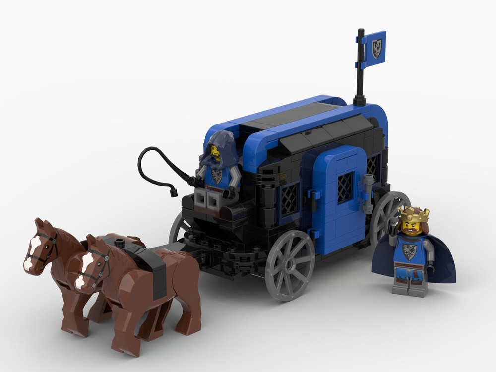 LEGO MOC Black Falcon King's Carriage by Sir BuildsALot | Rebrickable ...