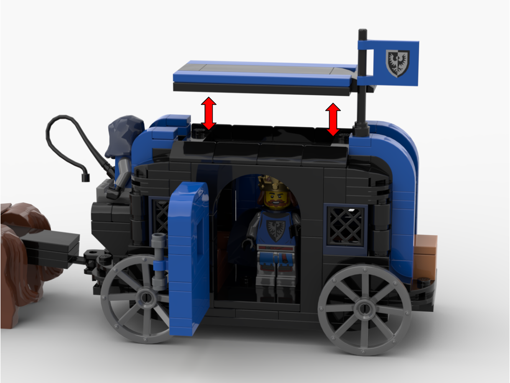 LEGO MOC Black Falcon King's Carriage by Sir BuildsALot | Rebrickable ...