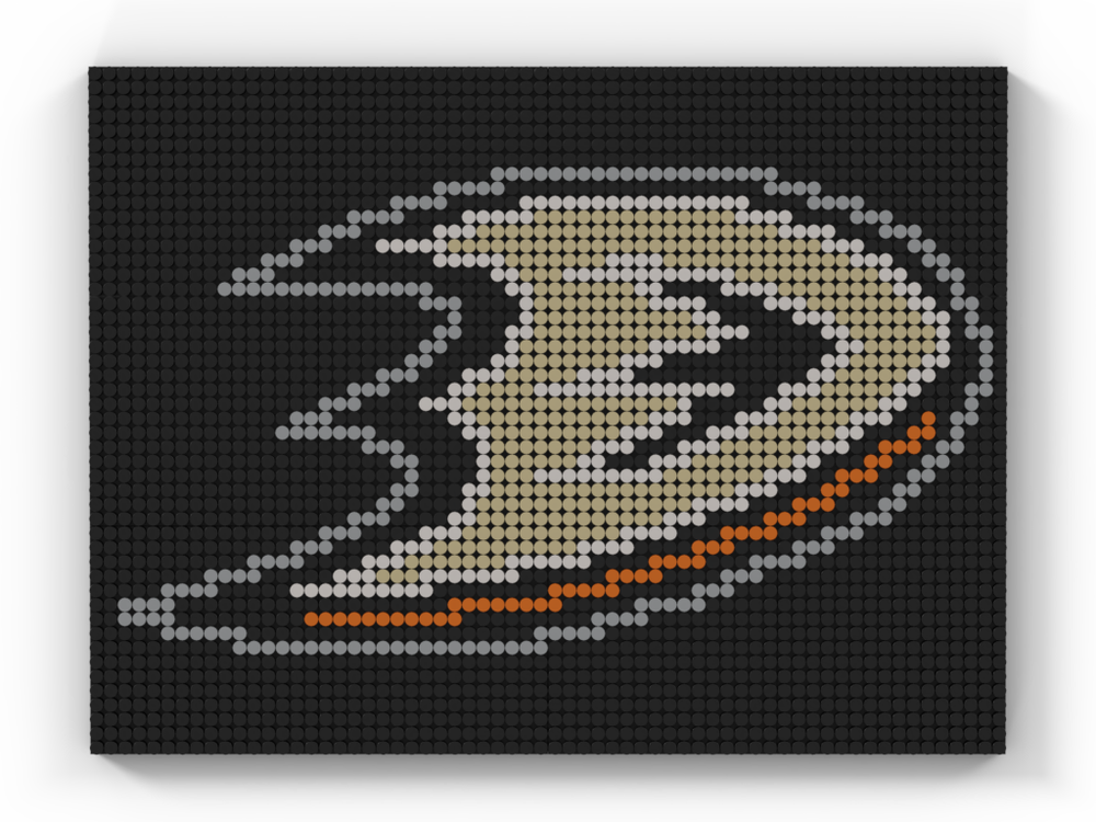 LEGO MOC Anaheim Ducks Logo by Antman1022 | Rebrickable - Build with LEGO