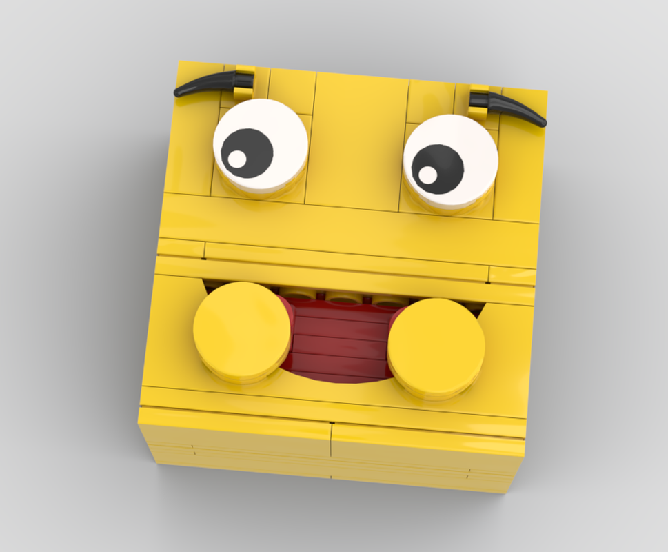 LEGO MOC Happy 2x2 Brick by Thierry | Rebrickable - Build with LEGO