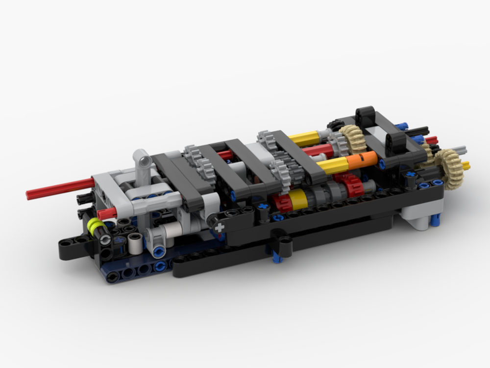 LEGO MOC 5+R gearbox for old supercars by tonych | Rebrickable - Build ...