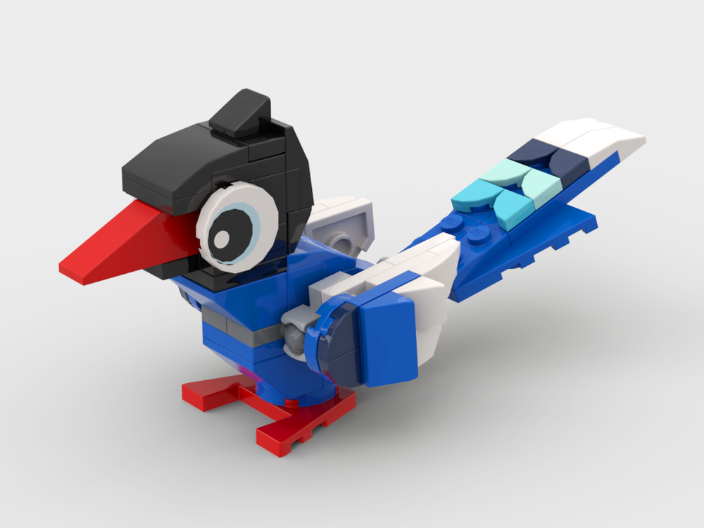 LEGO MOC Bird - Taiwan Blue Magpie by Agilinzzz | Rebrickable - Build ...