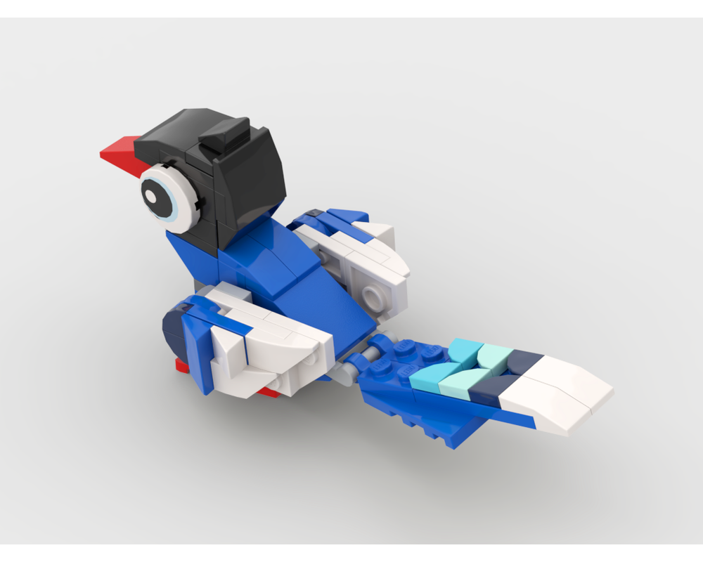 LEGO MOC Bird - Taiwan Blue Magpie by Agilinzzz | Rebrickable - Build ...