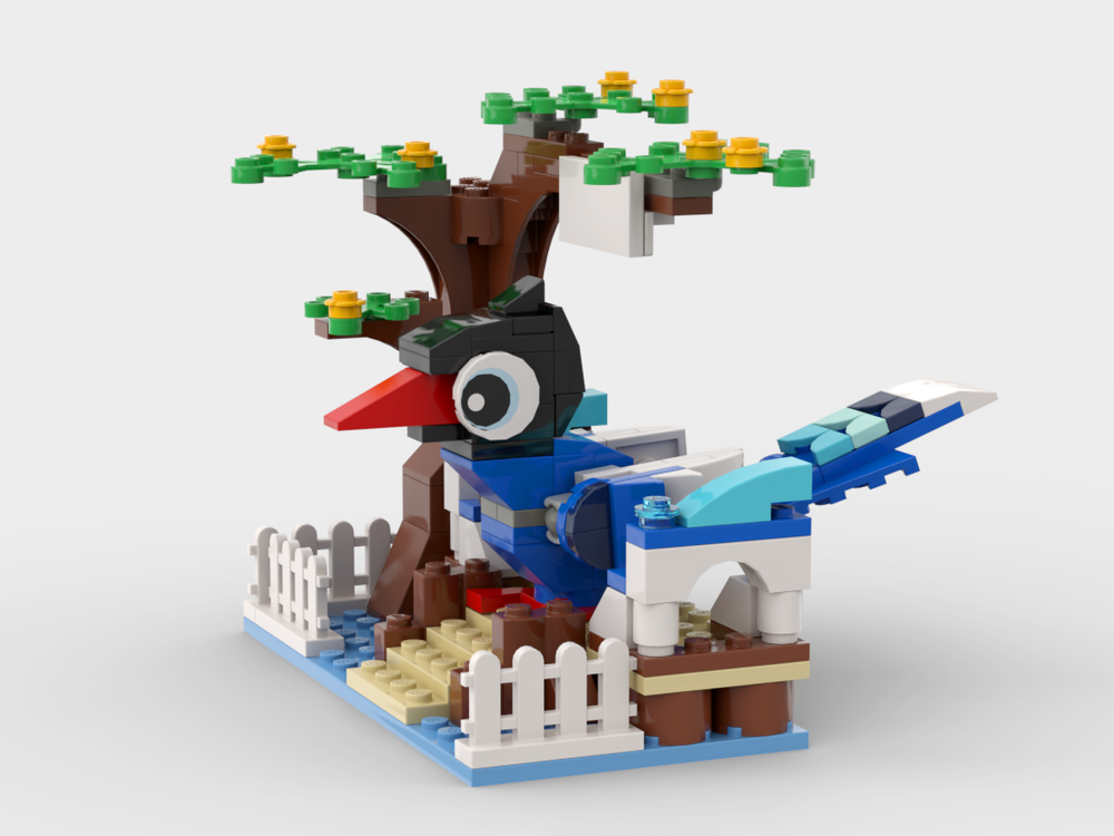 LEGO MOC Birdhouse - Taiwan Blue Magpie by Agilinzzz | Rebrickable ...