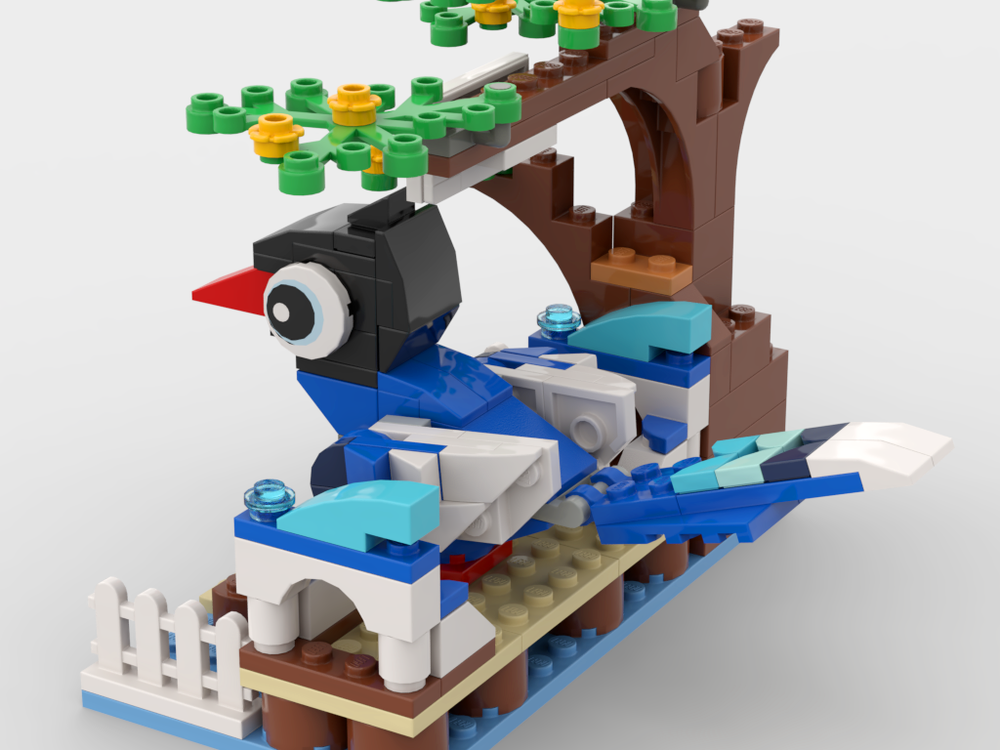 LEGO MOC Birdhouse - Taiwan Blue Magpie by Agilinzzz | Rebrickable ...