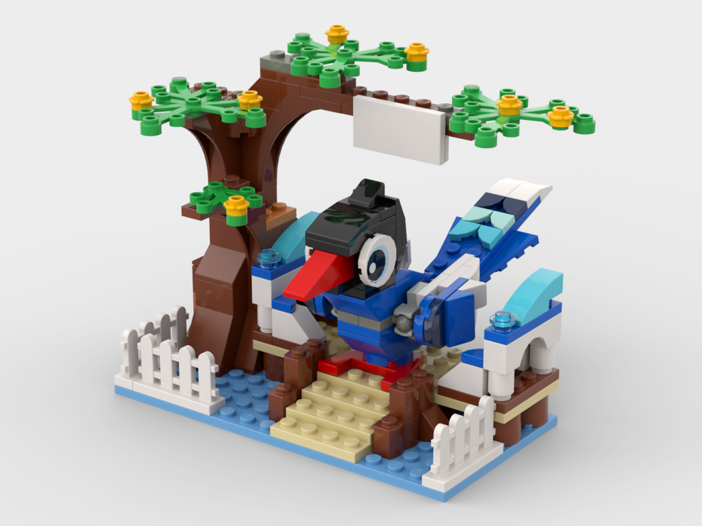 LEGO MOC Birdhouse - Taiwan Blue Magpie by Agilinzzz | Rebrickable ...