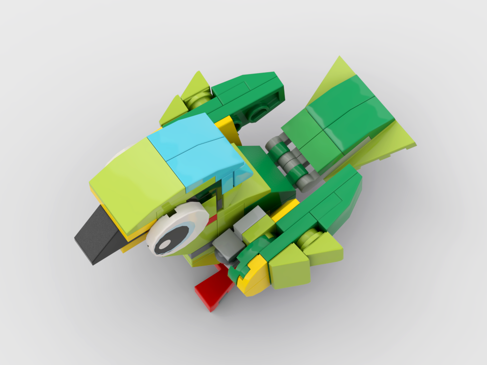 LEGO MOC Bird - Taiwan barbet by Agilinzzz | Rebrickable - Build with LEGO