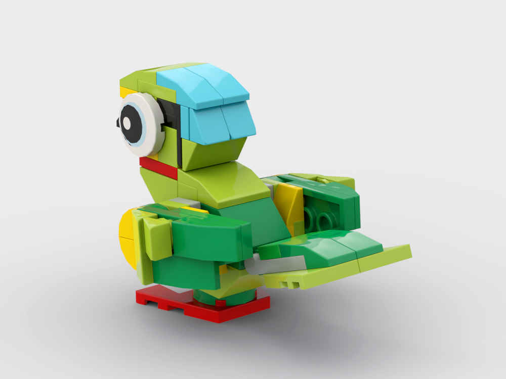 LEGO MOC Bird - Taiwan barbet by Agilinzzz | Rebrickable - Build with LEGO