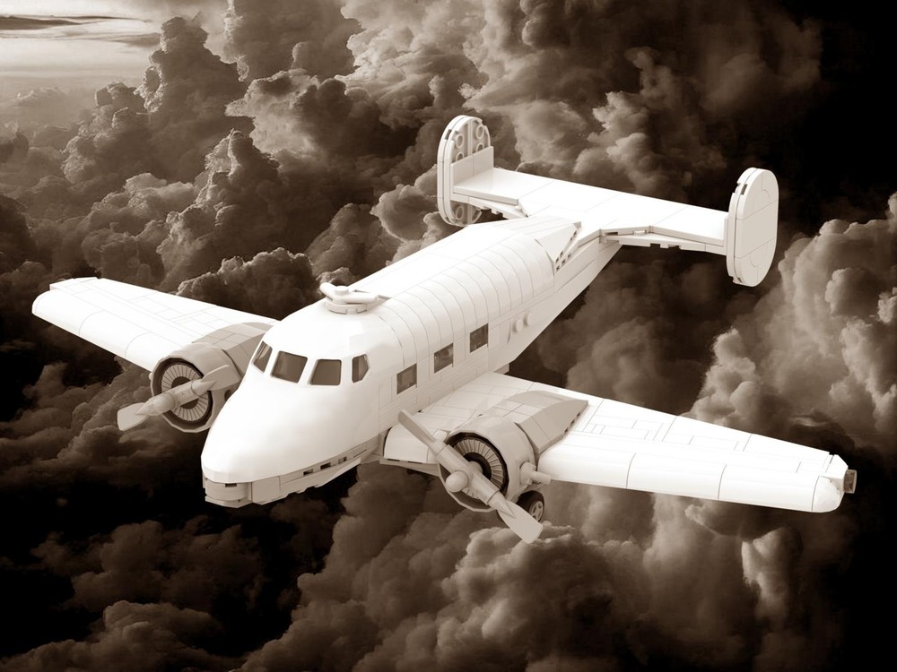 LEGO MOC Beechcraft Model 18 'Twin Beech' by Dongeraldo | Rebrickable ...
