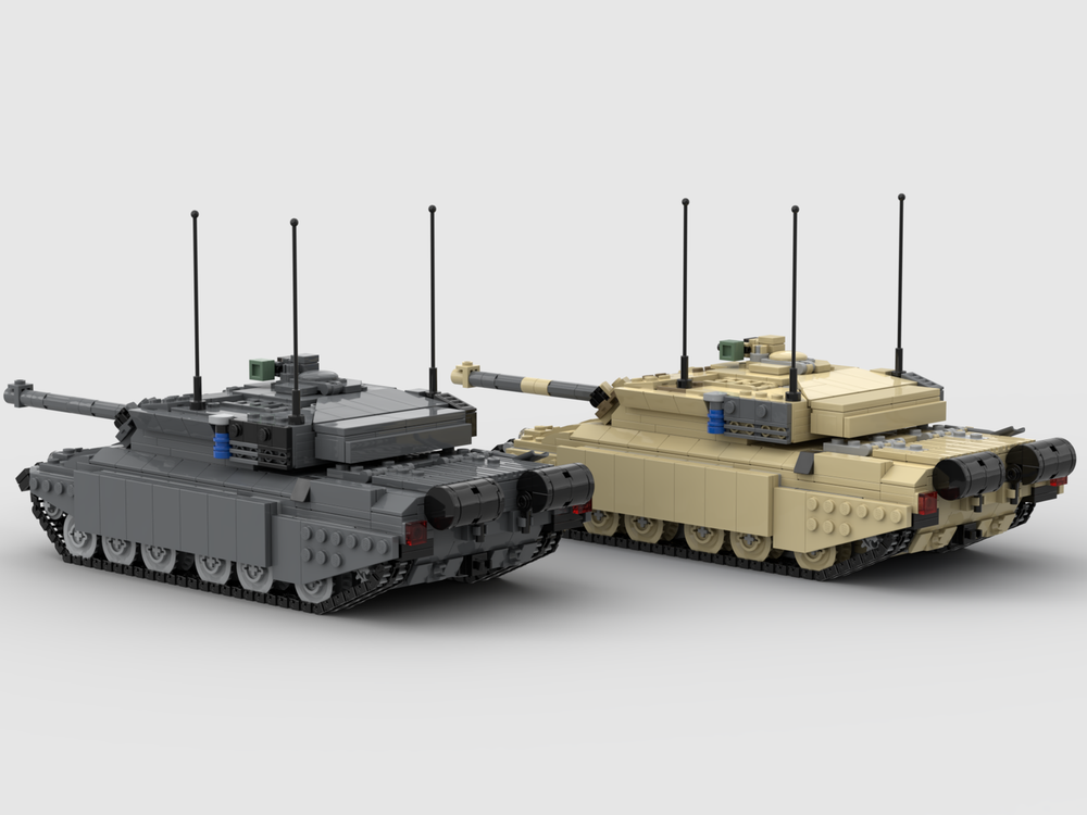 LEGO MOC Challenger 1 MBT by simonelovisa01 | Rebrickable - Build with LEGO