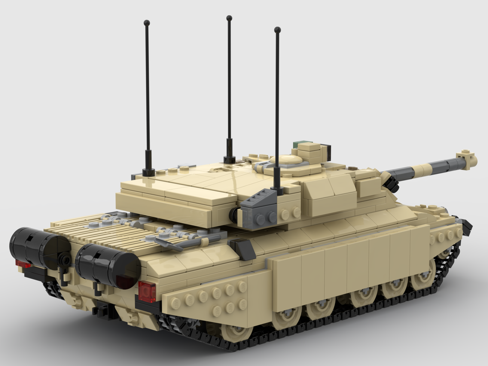LEGO MOC Challenger 1 MBT by simonelovisa01 | Rebrickable - Build with LEGO