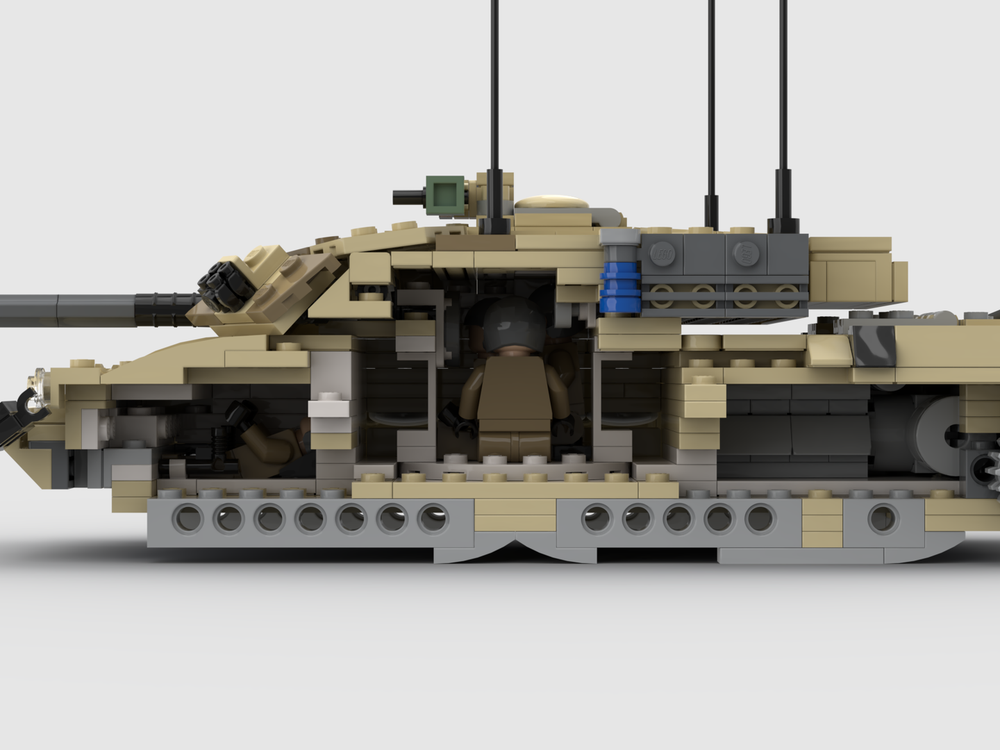 LEGO MOC Challenger 1 MBT by simonelovisa01 | Rebrickable - Build with LEGO
