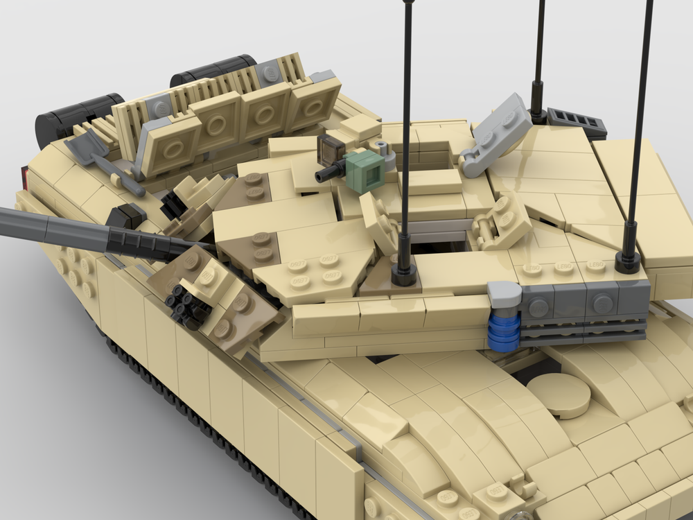LEGO MOC Challenger 1 MBT by simonelovisa01 | Rebrickable - Build with LEGO