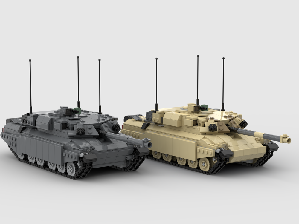 LEGO MOC Challenger 1 MBT by simonelovisa01 | Rebrickable - Build with LEGO