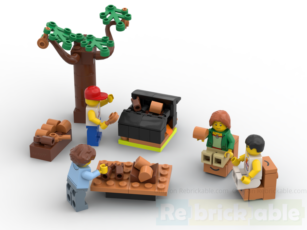 LEGO MOC 11031 BBQ party by se1977 | Rebrickable - Build with LEGO