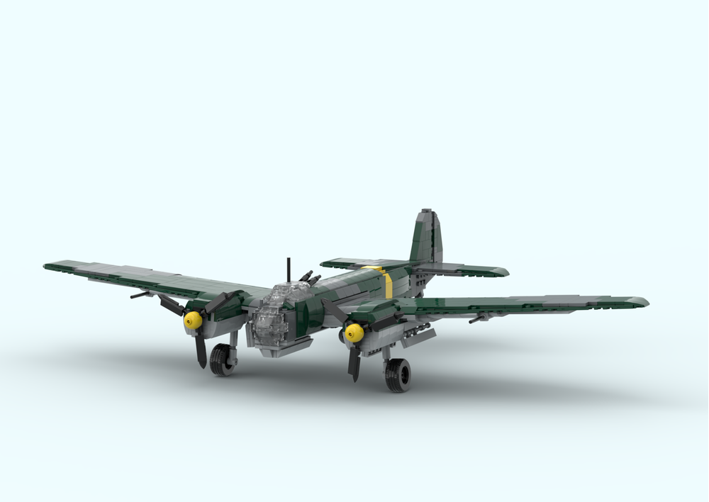 LEGO MOC Junkers JU-88 4/R - JK-266 - finnish livery 1:38 by Soiij ...
