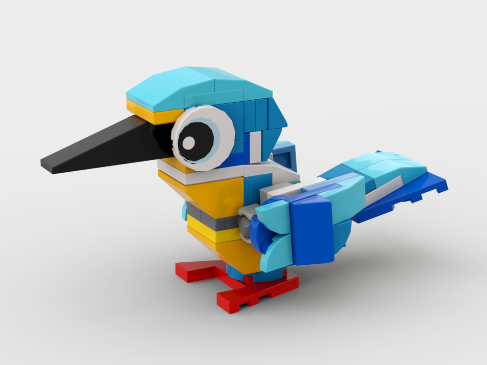 LEGO MOC Bird - Kingfisher by Agilinzzz | Rebrickable - Build with LEGO