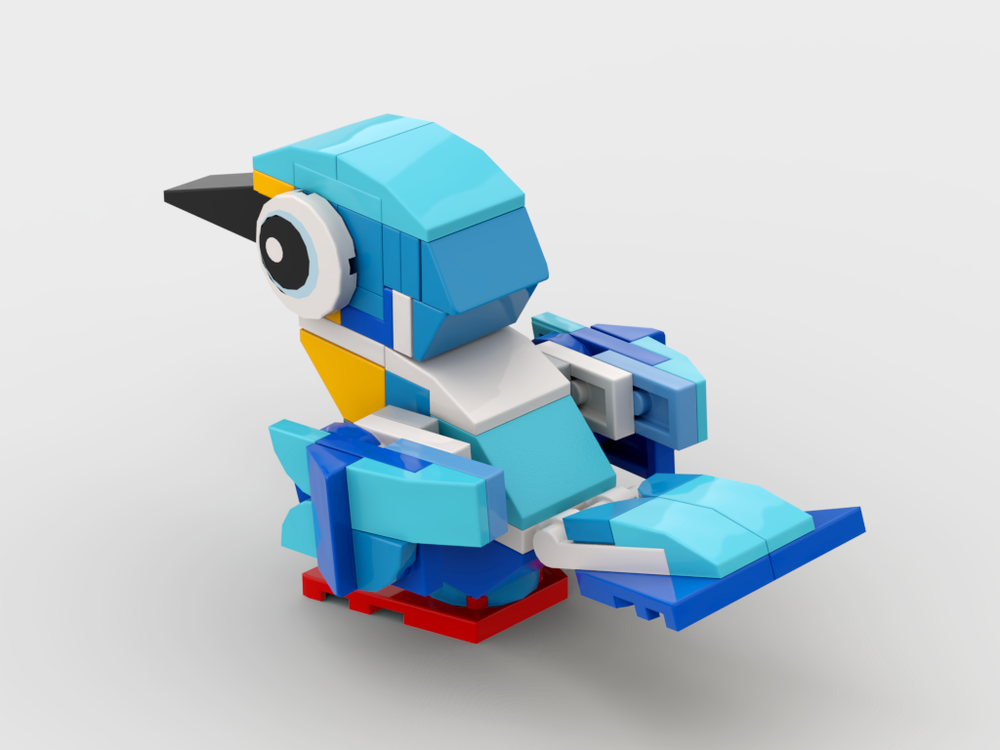 LEGO MOC Bird - Kingfisher by Agilinzzz | Rebrickable - Build with LEGO