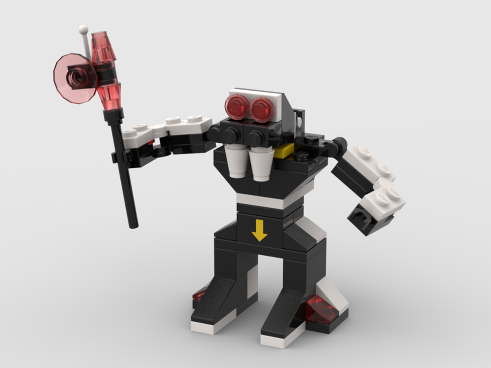 LEGO MOC Robot Blacktron I by mathtuono | Rebrickable - Build with LEGO