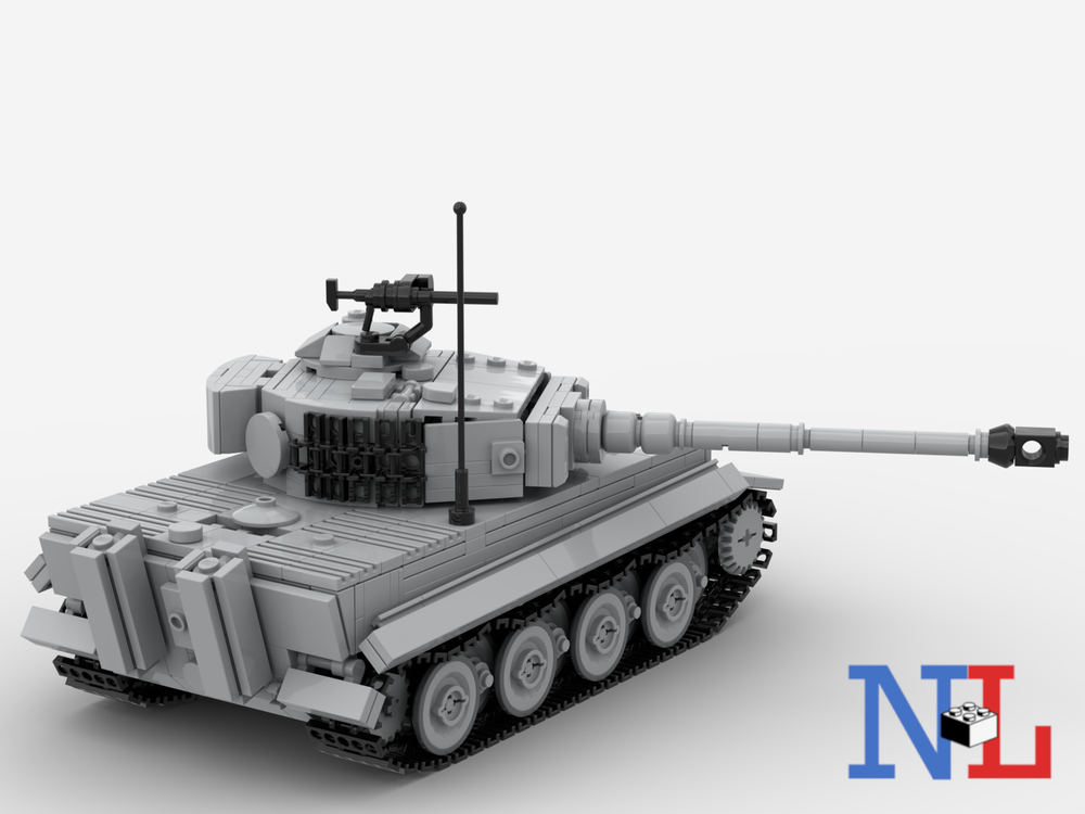 LEGO MOC WW2 Tiger E German Tank V2 by NLBricks | Rebrickable - Build ...