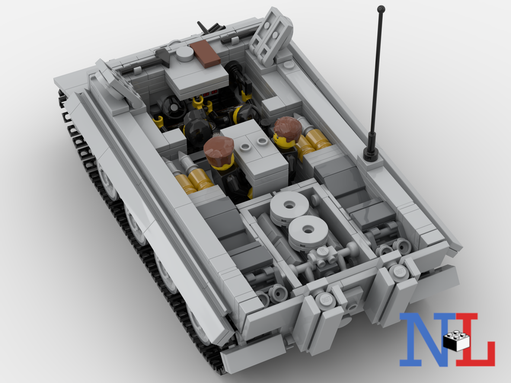 LEGO MOC WW2 Tiger E German Tank V2 by NLBricks | Rebrickable - Build ...