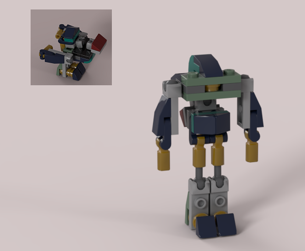 LEGO MOC Roadrunner transformer from LEGO set 76145: Eternals' Aerial ...