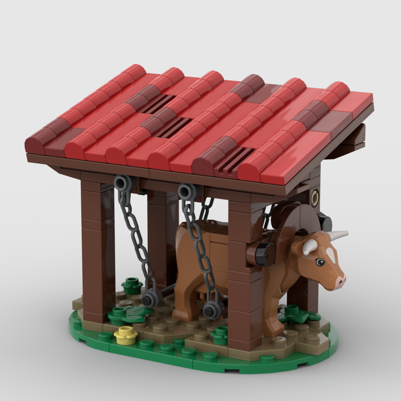 LEGO MOC Livestock Crush - Medieval Village by MidiBricks | Rebrickable ...
