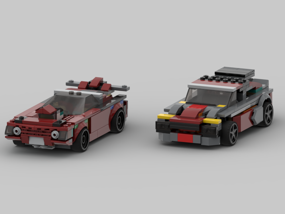 LEGO MOC Drifter Fastback and Super Hatchback Combo by wonderbrickz ...