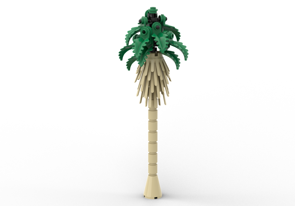 LEGO MOC Palm Tree 2 by OrchardBuilds | Rebrickable - Build with LEGO