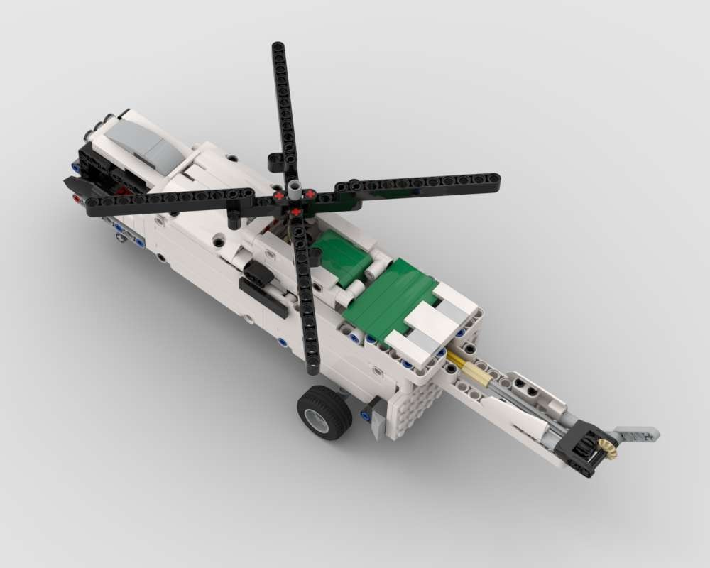 LEGO MOC Helicopter Mi-26 42167 Alternative by ErikGS | Rebrickable ...