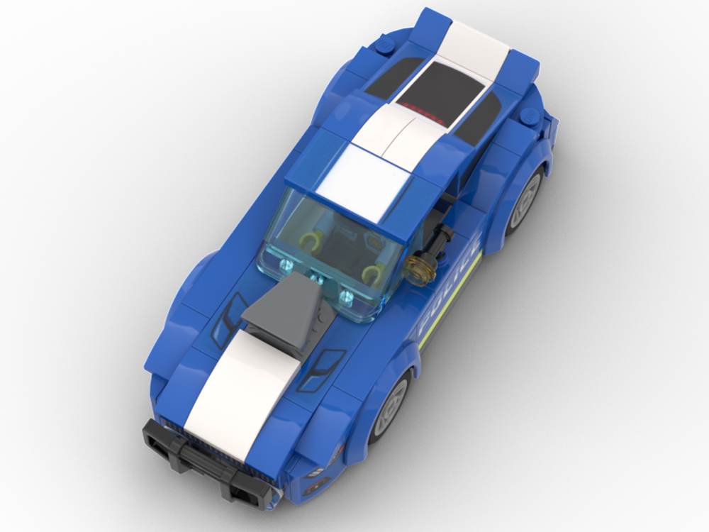LEGO MOC-180531 60312+75871 MUSTANG Police Car by hoppepe | Rebrickable ...