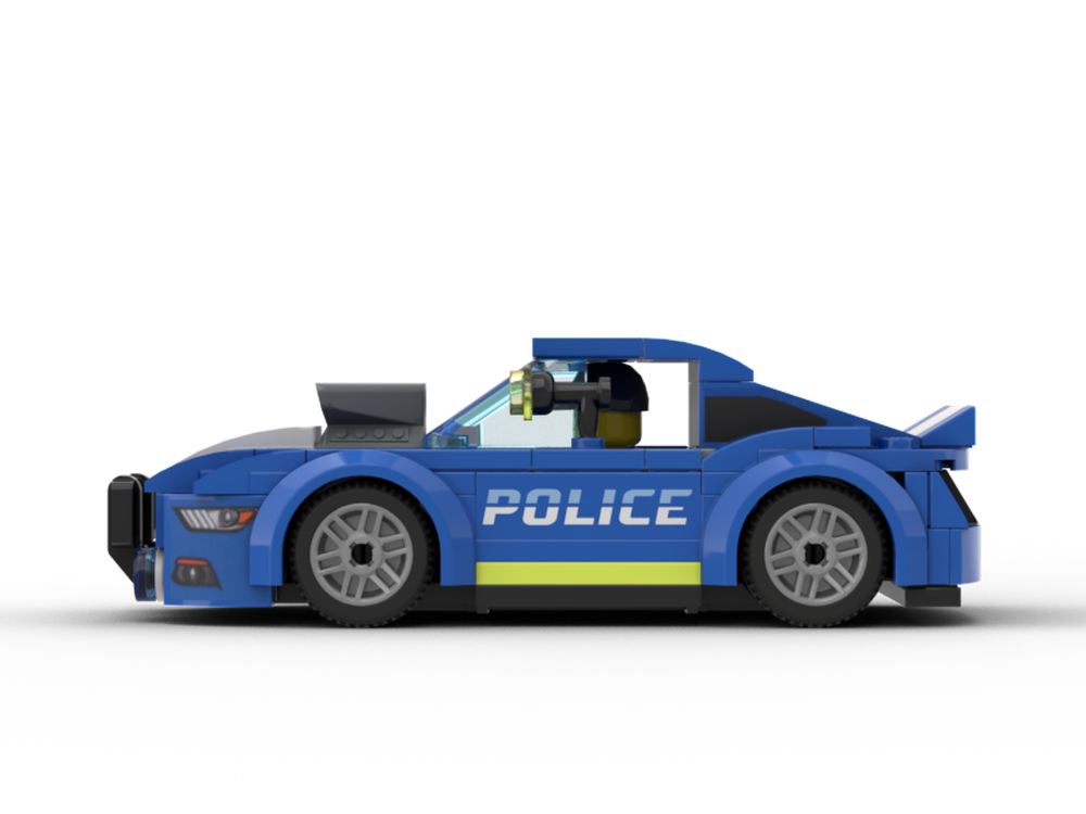 LEGO MOC-180531 60312+75871 MUSTANG Police Car by hoppepe | Rebrickable ...