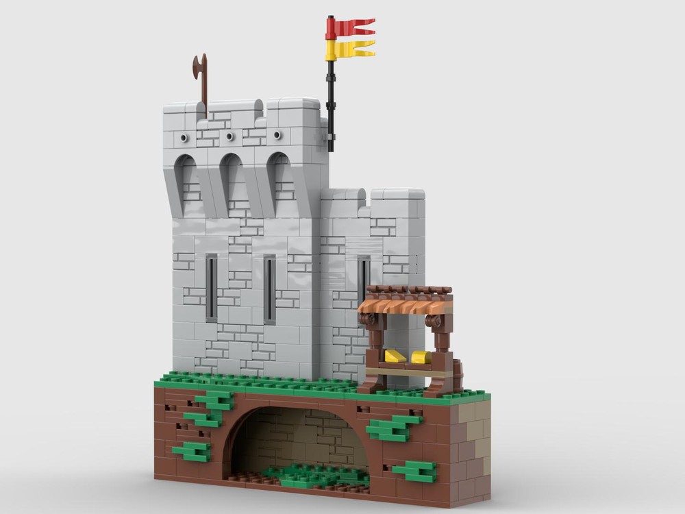 LEGO MOC Castle wall in frame by PantelisManthos | Rebrickable - Build ...