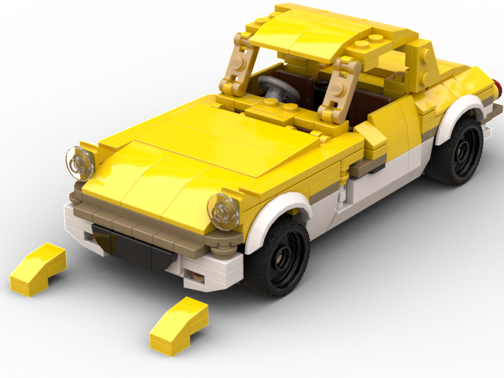 LEGO MOC 1972 Lotus Elan Sprint by CunningFox Designs | Rebrickable ...