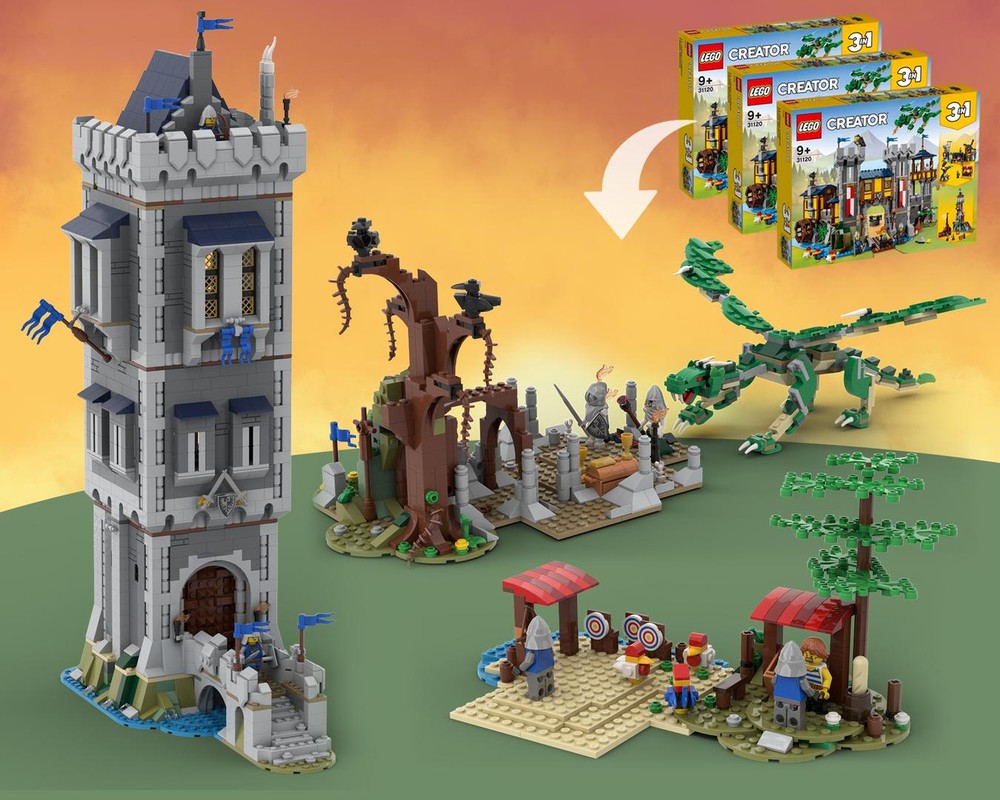 LEGO MOC Black Falcon Kingdom by BrickVink | Rebrickable - Build with LEGO