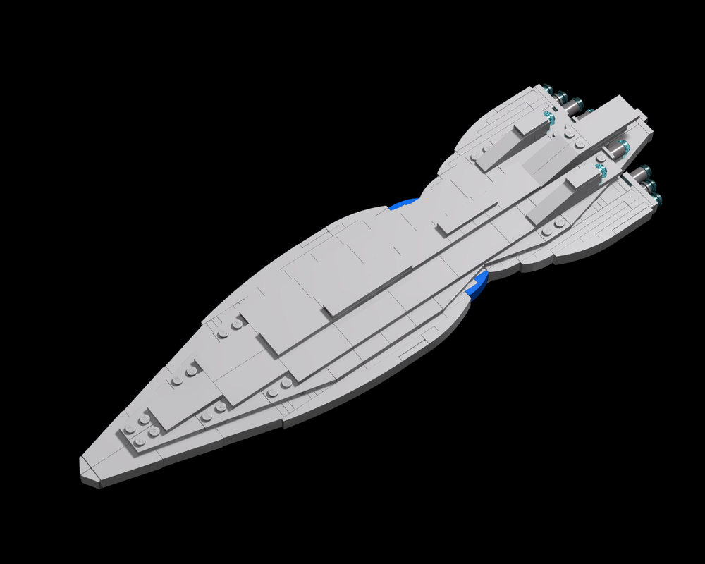 LEGO MOC-180555 1:4464 scale mediator class Battlecruier by yamato534 ...