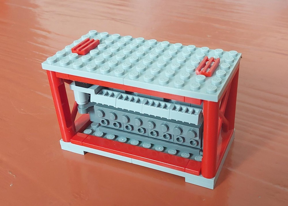 LEGO MOC Maersk Engine Container 6x12 by Sparfelll | Rebrickable ...