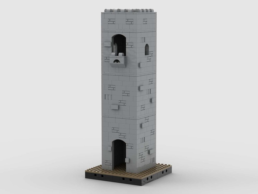 LEGO MOC Modular Castle Watch Tower by ComputerDino | Rebrickable ...