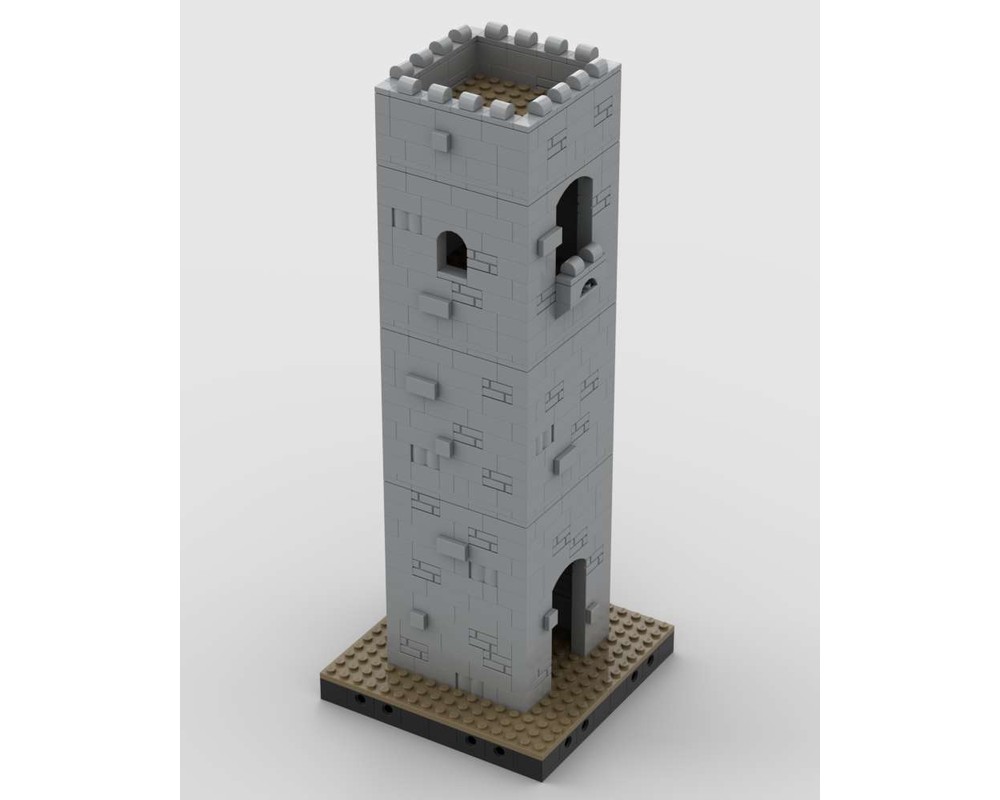 LEGO MOC Modular Castle Watch Tower by ComputerDino | Rebrickable ...