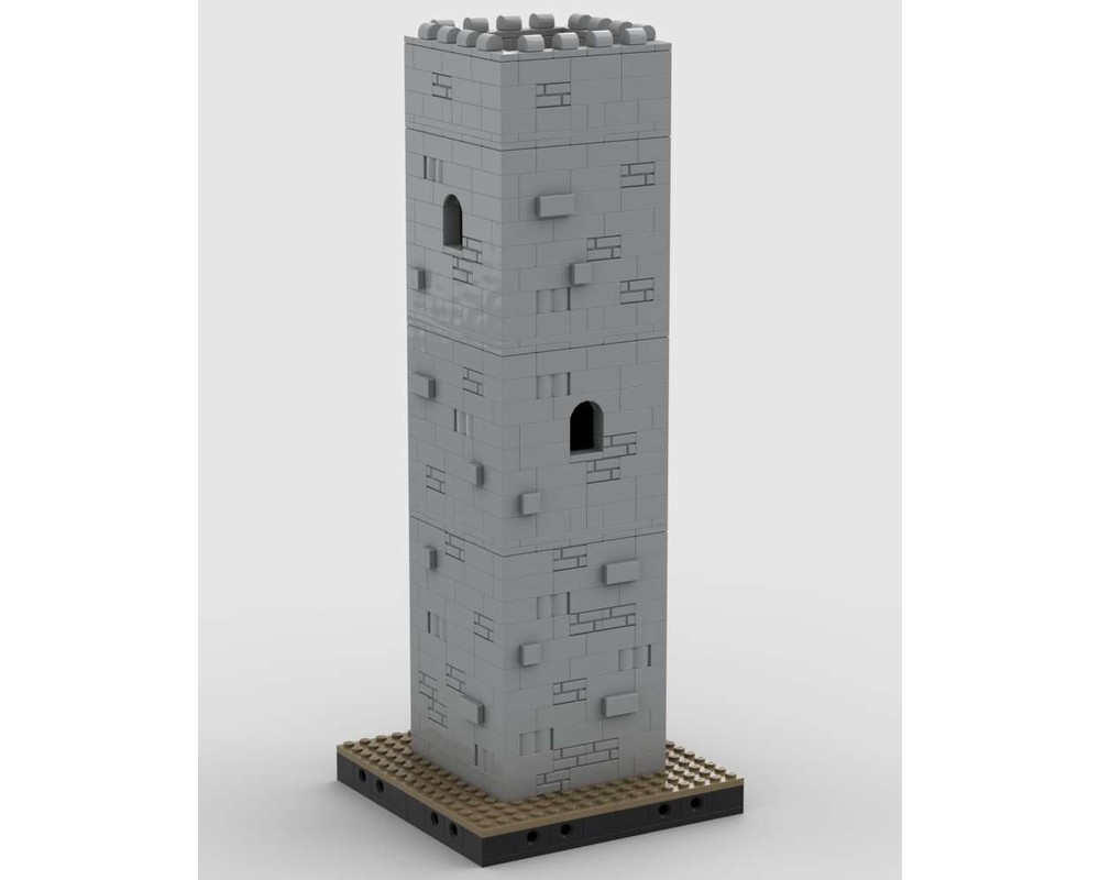 LEGO MOC Modular Castle Watch Tower by ComputerDino | Rebrickable ...