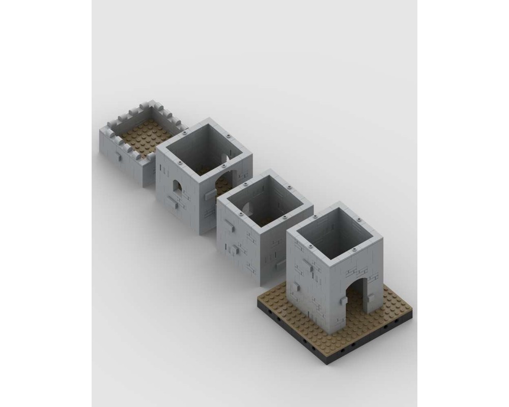 LEGO MOC Modular Castle Watch Tower by ComputerDino | Rebrickable ...