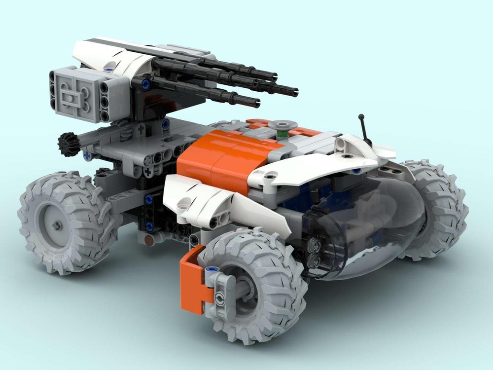 LEGO MOC LT78 anti-aircraft gun (42178 mod) by zz0025 | Rebrickable ...