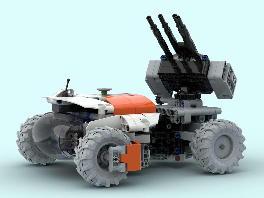 LEGO MOC LT78 anti-aircraft gun (42178 mod) by zz0025 | Rebrickable ...