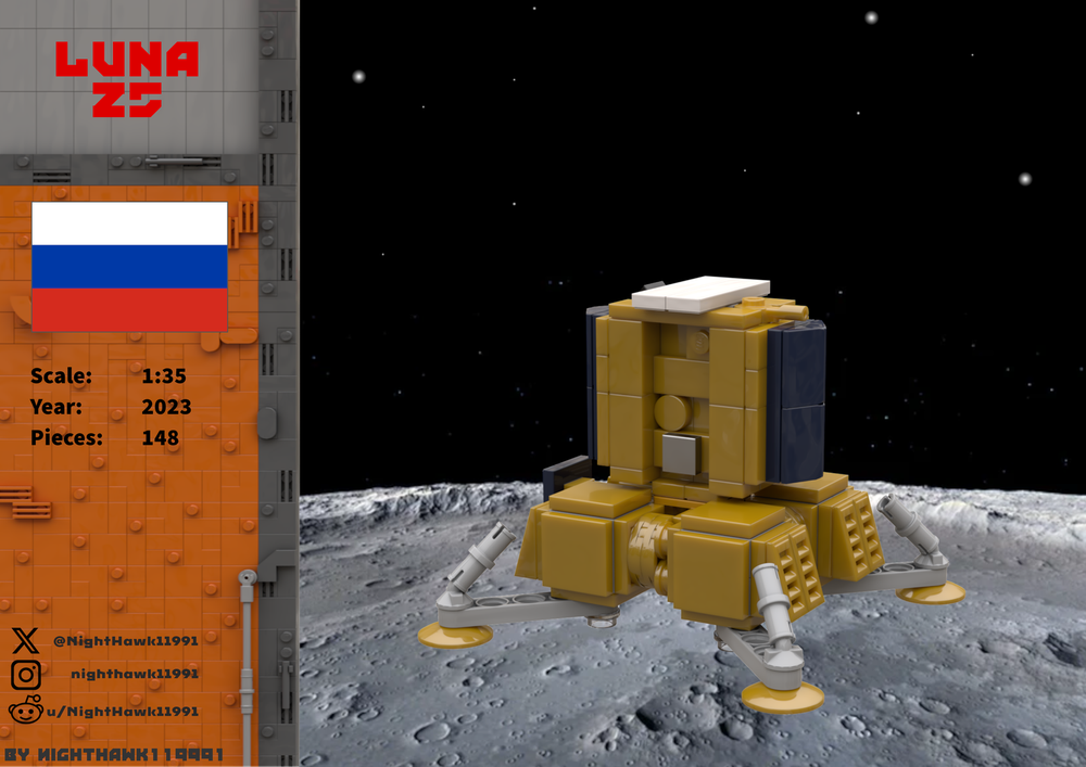 LEGO MOC Luna 25 (minifig scale) by NightHawk11991 | Rebrickable ...