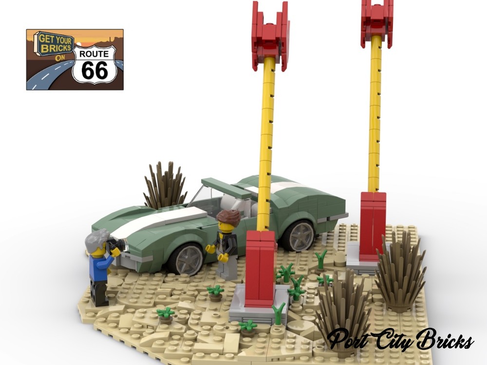 LEGO MOC Twin Arrows - Get Your Bricks on Route 66 by PortCityBricks ...