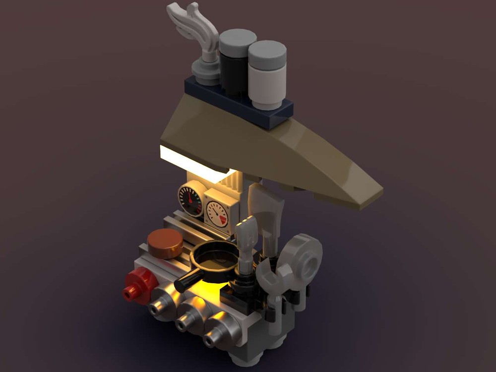 LEGO MOC Electric Outdoor BBQ Grill by BrickBuildersMD | Rebrickable ...