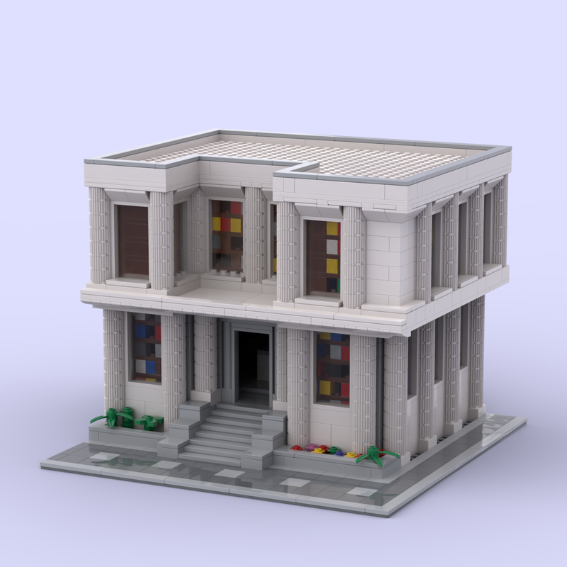 LEGO MOC The Library by yubin_ly | Rebrickable - Build with LEGO