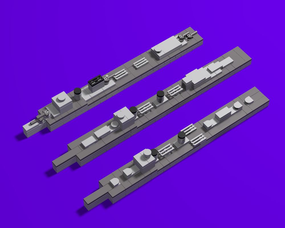 LEGO MOC US interwar destroyers(Part 1) by yamato534 | Rebrickable ...