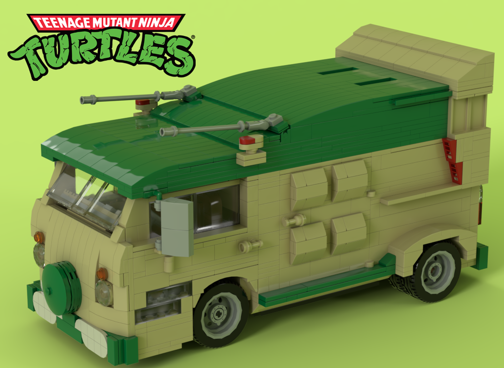 LEGO MOC TMNT Van (1987) by Un0 | Rebrickable - Build with LEGO
